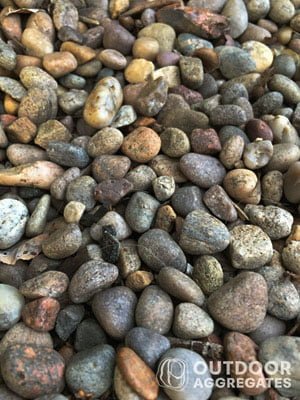 Grey Pea Gravel for Resin-Bonding to Loose-Fill Hardscaping
