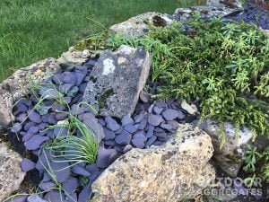 Introduction to DIY Garden Ideas Using Slate Chippings
